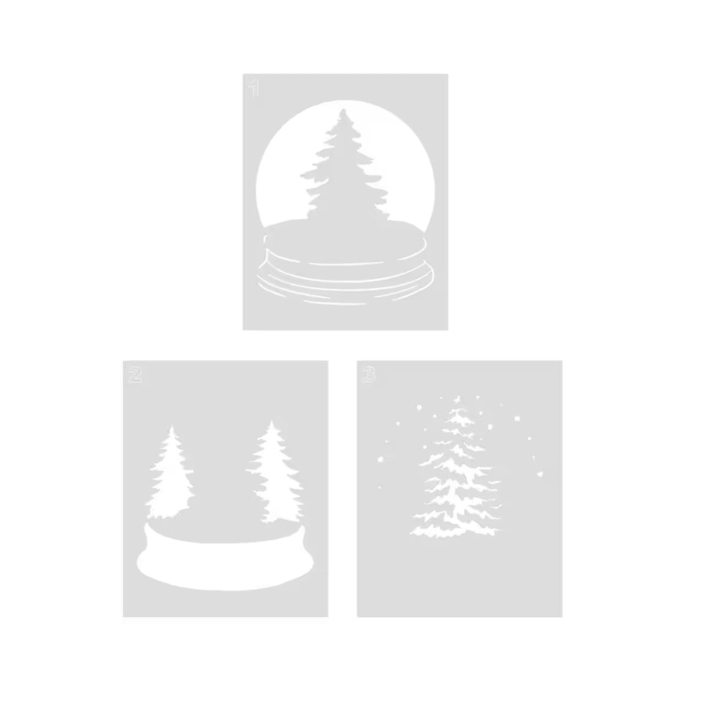 Snow Globe Layering Stencil R-757918 – Cozys Scrapbooking